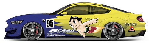ASTRO BOY Waterslide Decals White Toner CUSTOM 1/64 Cars, Hot Hw # 343 ...