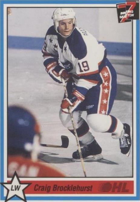 1990-91 7th Inning Sketch OHL - Craig Brocklehurst #27 (RC) for sale ...