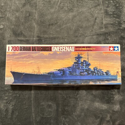 TAMIYA Water Line Series - 1/700 Scale German Battlecruiser - Gneisenau ...