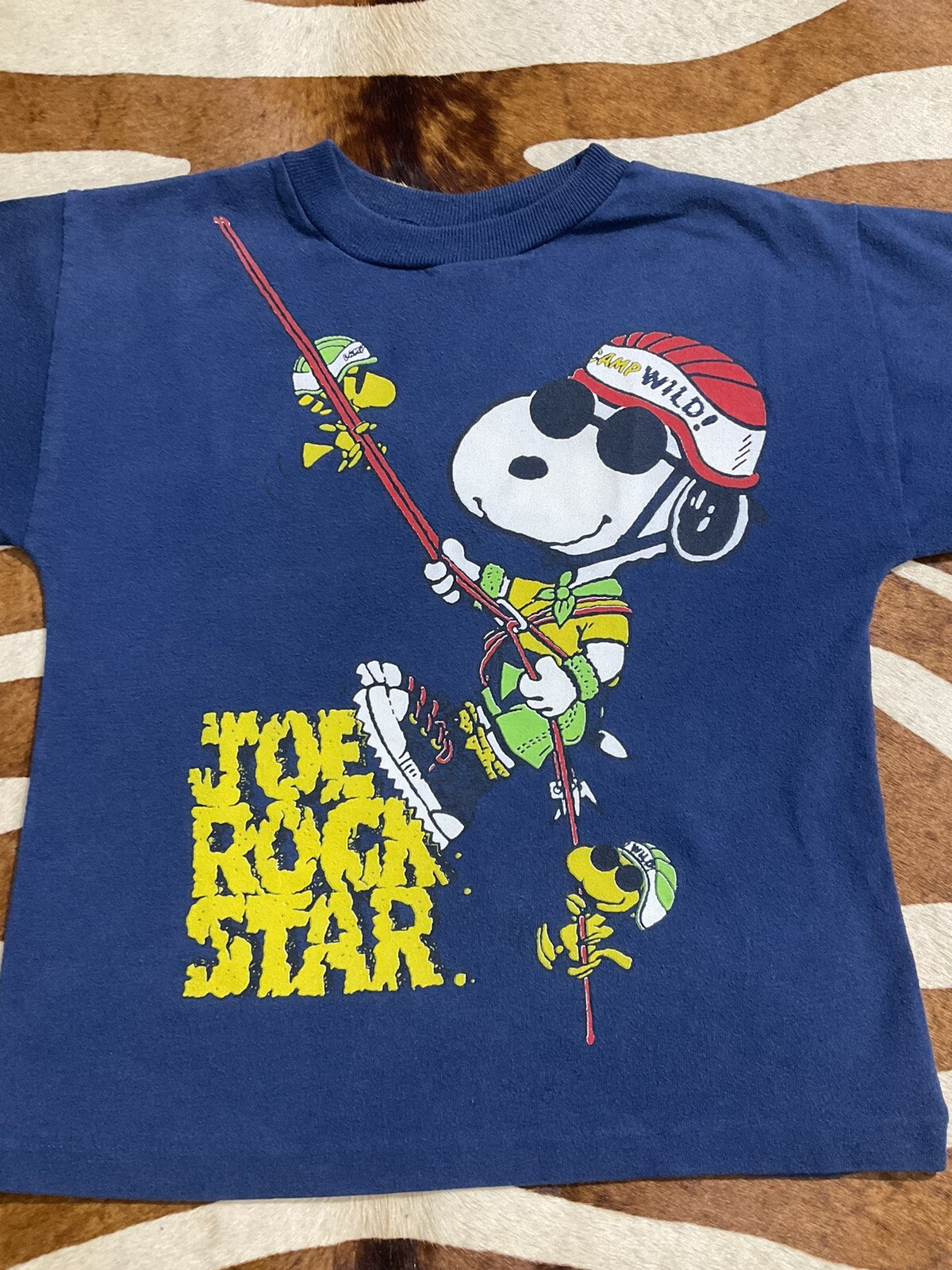 Vintage 70s Rare Snoopy Joe Rock Star Camp Wild Singl… - Gem