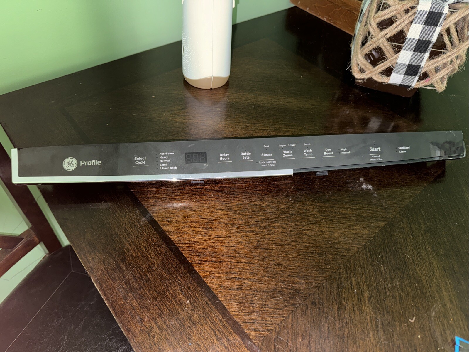 GE OEM profile Control Panel For Dishwasher. Working But Has Cosmetic ...
