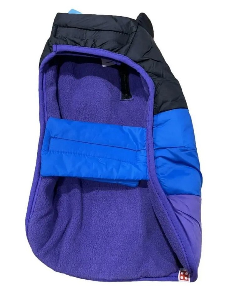 LEGO Dog Puffer Outerwear (X-Small) Black/Blue/Purple NEW | eBay