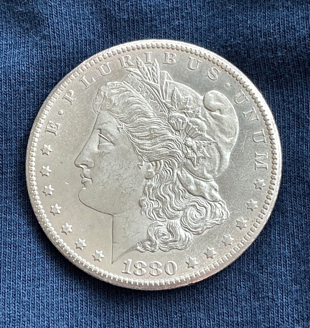 1880 CC Morgan Dollar Choice Uncirculated Better Date/Mint $1 No ...