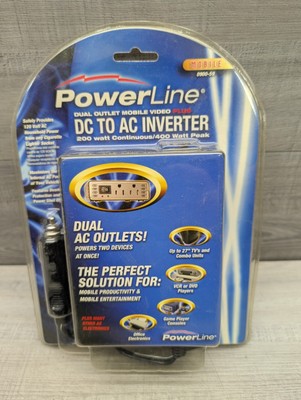 Power line DC to AC Inverter 0900-59 200w Continuous/400w Peak | eBay