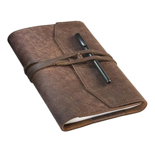 Refillable Leather Journal Writing Notebook - Refillable Notebook ...