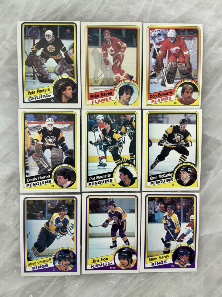 HUGE VINTAGE HOCKEY LOT (140) different original o pee chee topps SEE ...