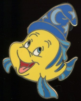 WDI Flounder Characters in Sorcerer Hats #55 Little Mermaid LE 200 ...