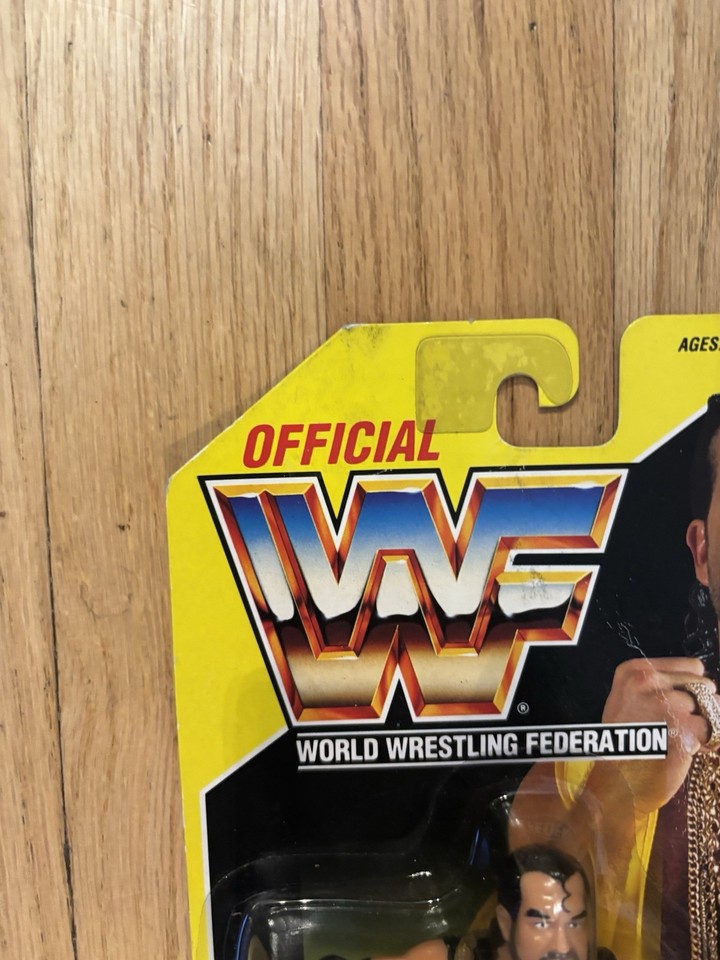 Sealed Razor Ramon Hasbro 1993 Wrestling Figure Yellow Card WWF Scott ...