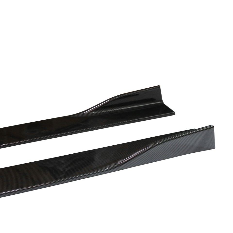 For Mini Cooper R53 R56 F56 Carbon 78.7" Side Skirt Extension Panel ...