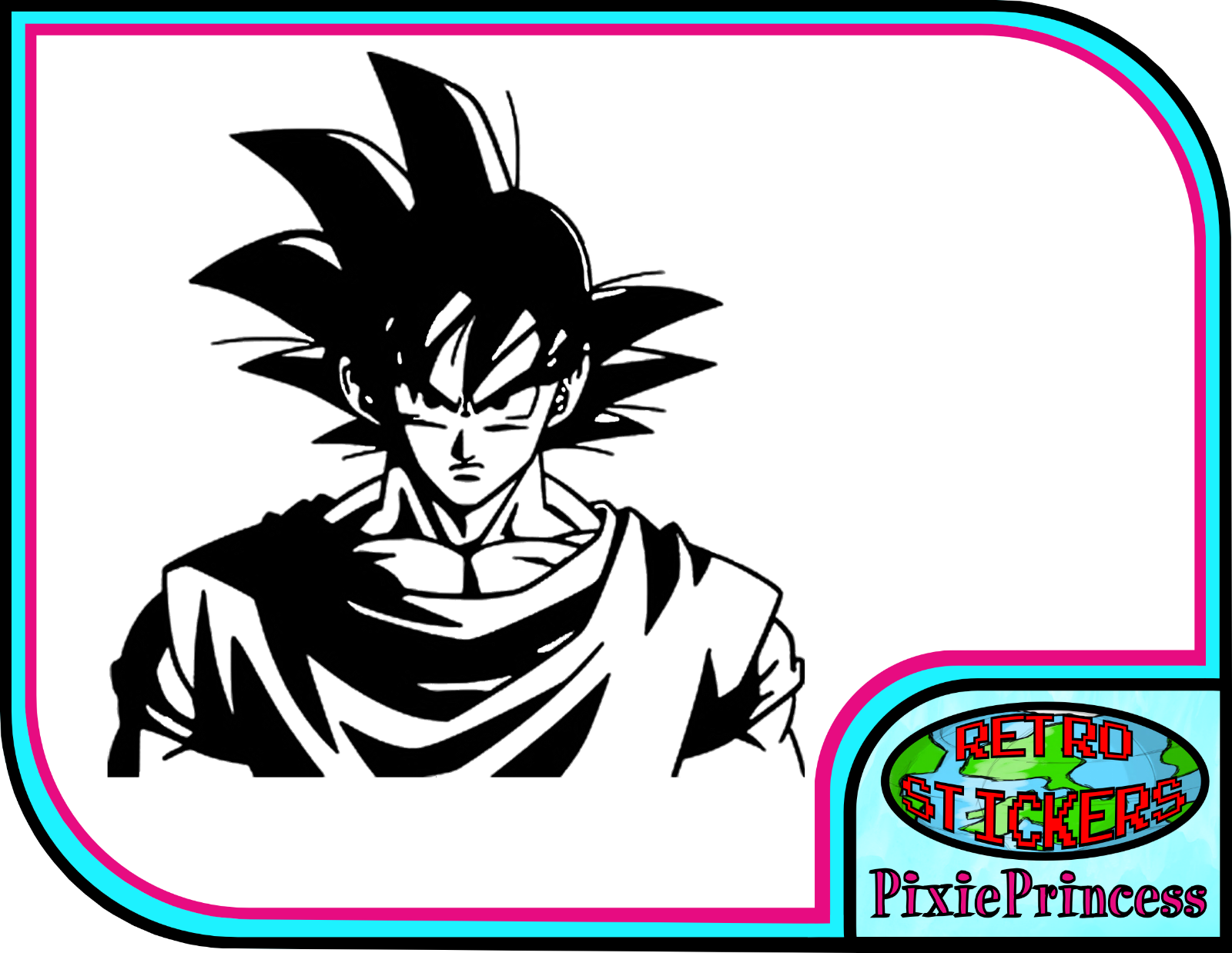 Dragonball Z A Vinyl Sticker Wall Art Window Goku Anime Car Truck ...