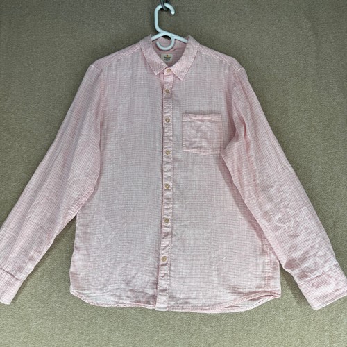 Marine Layer Large Men Size L Horizontal Stripe Cotton Long Sleeve ...