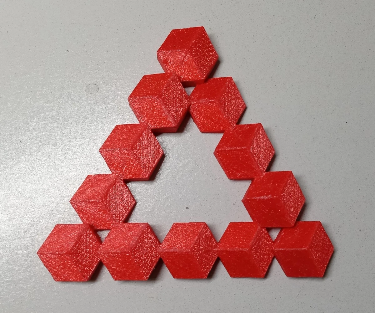 3d Triangle Illusion