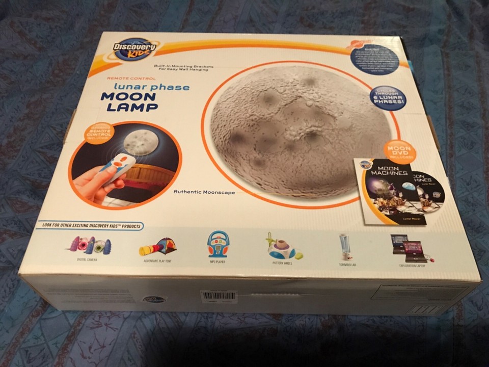 Discovery Kids Lunar Phase Moon Lamp Night Light | eBay