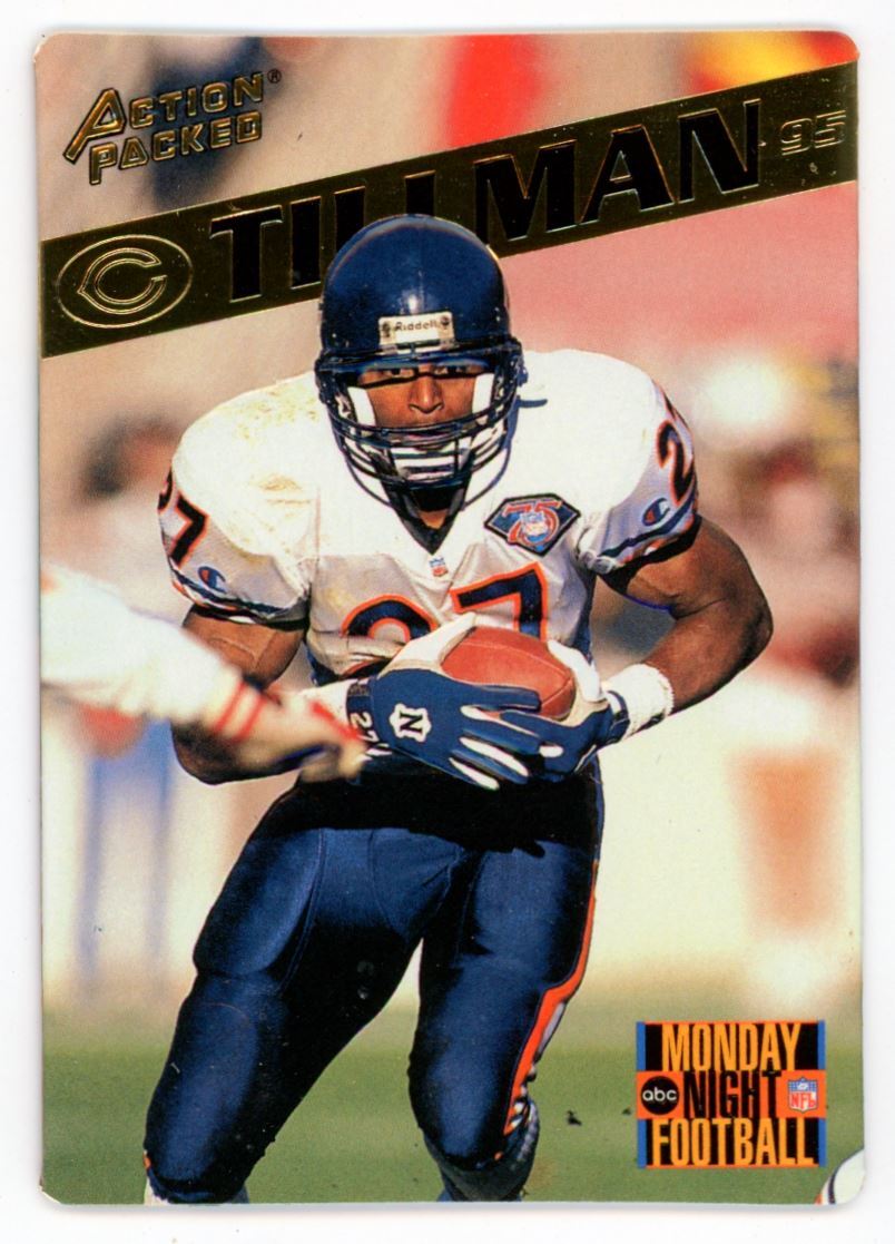 1995 Action Packed Monday Night Football Lewis Tillman Chicago Bears ...