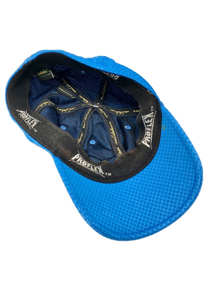 Cabelas Proflex Baseball Cap Hat Blue One Size Fits Most Fishing Fish ...