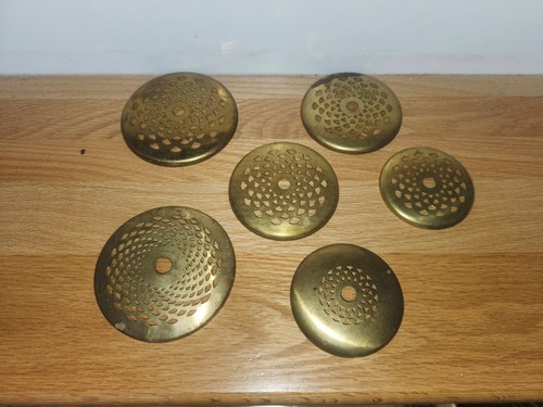 Lot 0f 6 Brass Tiffany Studios Style Lamp Heat Caps Tops | eBay