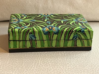 Kashmir Art Paper hand painted Flower Jewelry Box For Sale | eBay