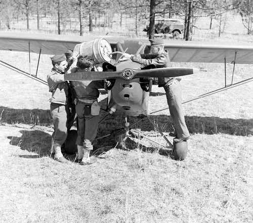WW2 WWII Photo World War Two / L4 Grasshopper Artillery Training Ft ...