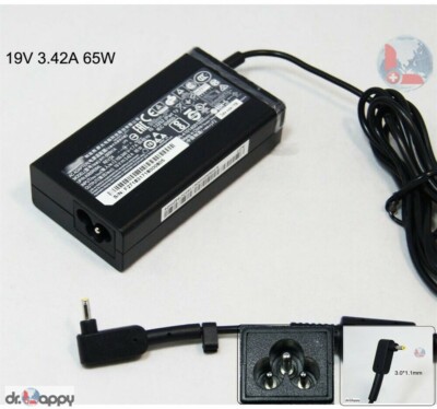 65W Power Adapter Charger Compatible Acer AK.065AP.200 Yellow tip small ...