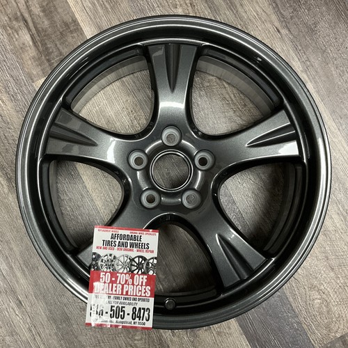 Toyota BZ24X 2023 95527 aluminum OEM wheel rim 18 x 7.5 Dark Charcoal ...
