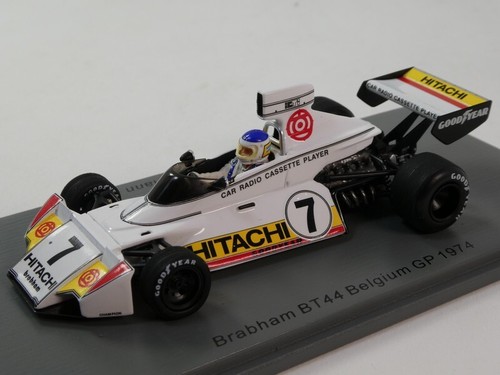 Spark Brabham BT44 #7 Carlos Reutemann Belgium GP 1974 1/43 S7428 | eBay