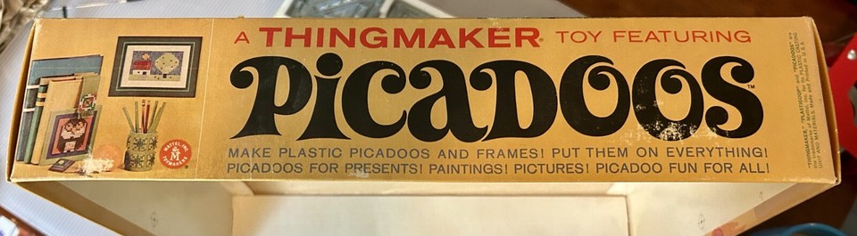 Vintage Mattel Thingmaker Picadoos Thinmaker Set (1967) factory sealed ...