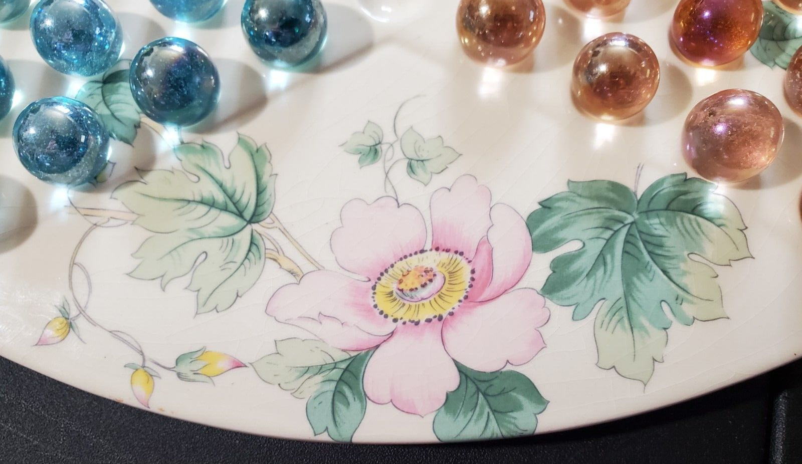 Vintage Amsbury Windsculpture Ceramic Chinese Checkers Board 12" in ...