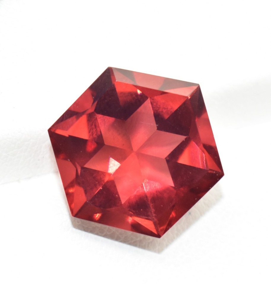 Lab Created Ruby Hexagon Shape Loose Gemstone 6 mm To 12 mm Sizes ...
