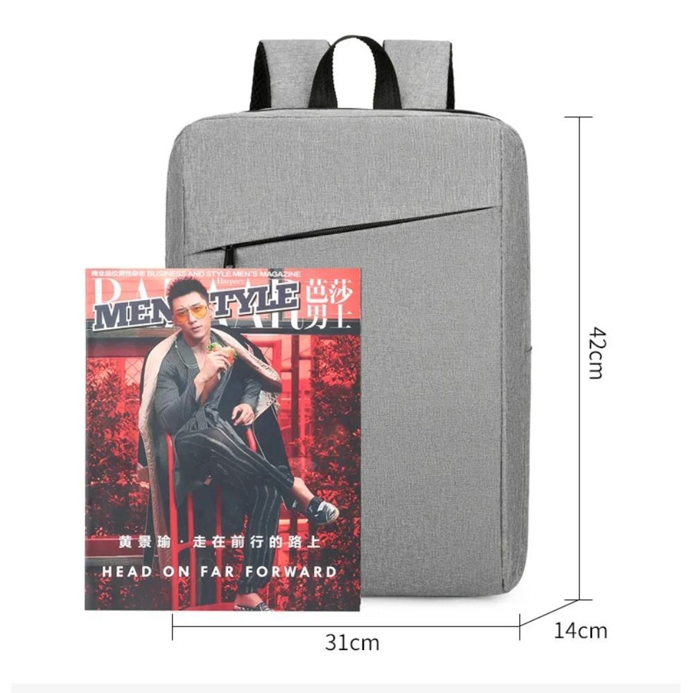 Men Laptop Backpack Travel Computer School Backpacks Square Laptop ...