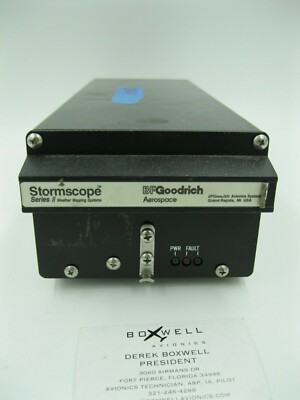 BF Goodrich WX-1000+ Stormscope Processor 78-8051-9160-4 Suspect inop ...