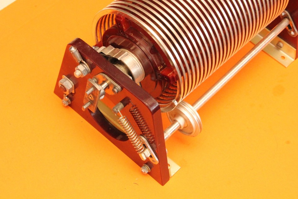 GIANT VARIABLE ROLLER INDUCTOR COIL - HF POWER AMPLIFIER - ANTENNA ...