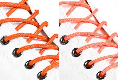 ROUND ORANGE SHOE LACES LONG SHOELACES - 3mm wide - 11 LENGTHS - 2 ...