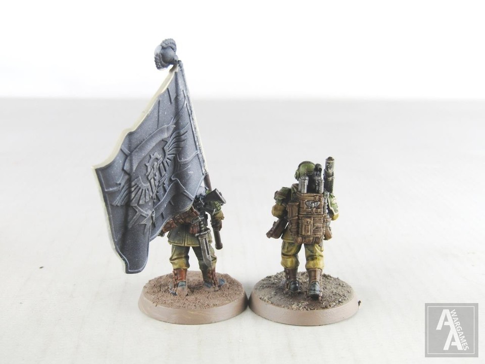 (3616) Cadian Command Squad Imperial Guard Astra Militarum 40k 30k ...