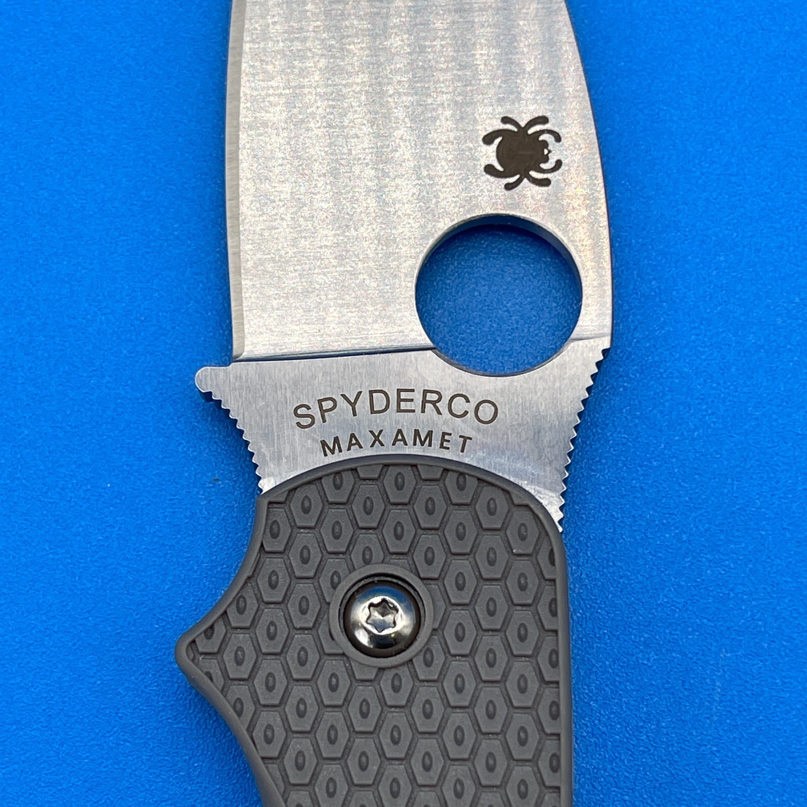 Spyderco Sage 5 Lightweigh Gray FRN Maxamet Steel Pocket Knife ...
