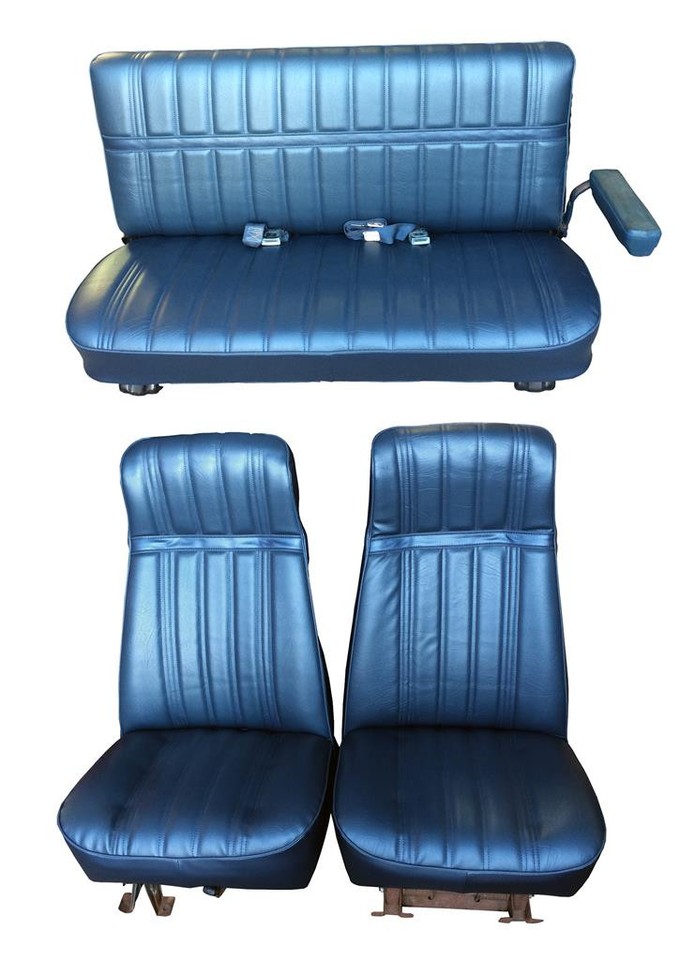 Chevy Blazer Seat Upholstery for High Back Front Buckets & Rear 1977 ...