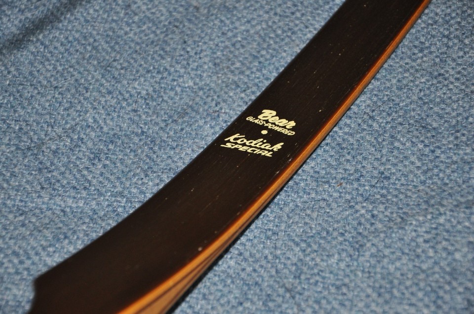 Vintage Fred Bear Kodiak Special Recurve Bow longbow Archery Bows R-H ...