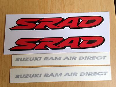 Suzuki SRAD SUZUKI RAM AIR DIRECT Stickers Motorbike Motorcycle Vinyl ...