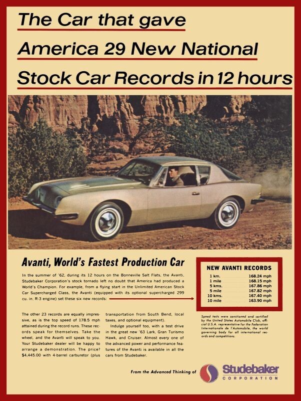 Studebaker Avanti Logo 1964 Studebaker Avanti | Motoexotica Classic