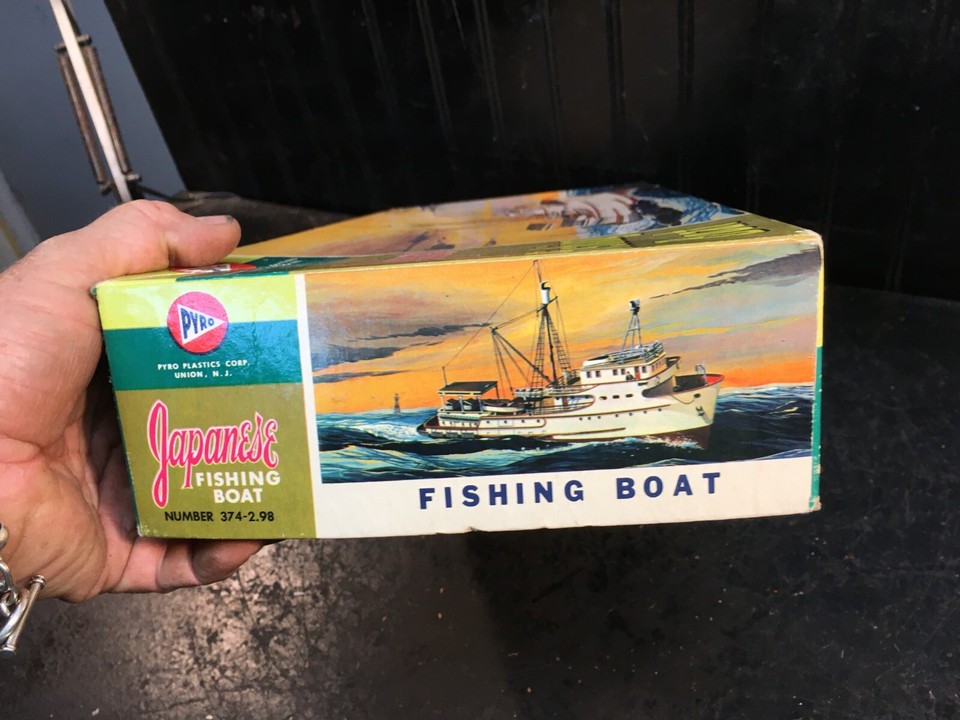 Vintage 1960s Pyro Fishing Boat Model BOX ONLY NO CONTENTS | eBay