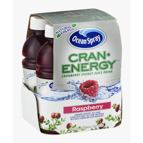 Ocean Spray Cran-Energy Cranberry Energy Juice Drink Raspberry - 4 CT ...