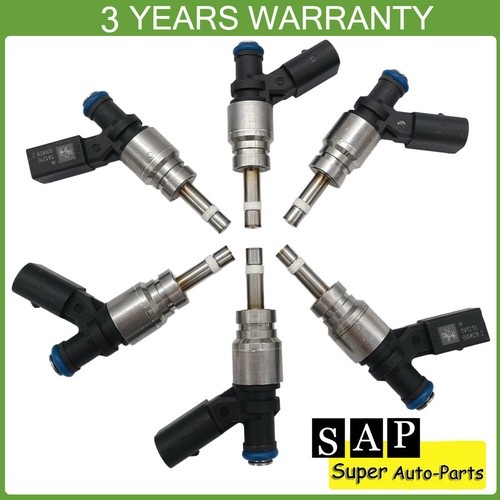 6PCS Fuel Injectors 06E906036F For Audi A4 09 A5 Quattro 08-10 A6 10-11 ...
