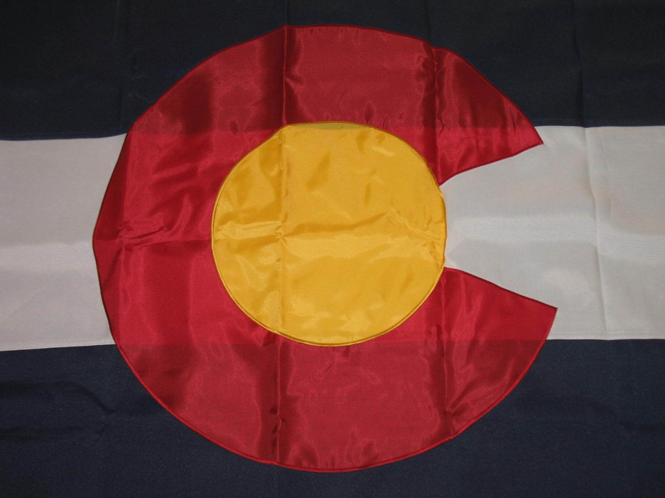 3x5 Embroidered Colorado 600D 2ply Military Grade nylon Flag 3'x5 ...