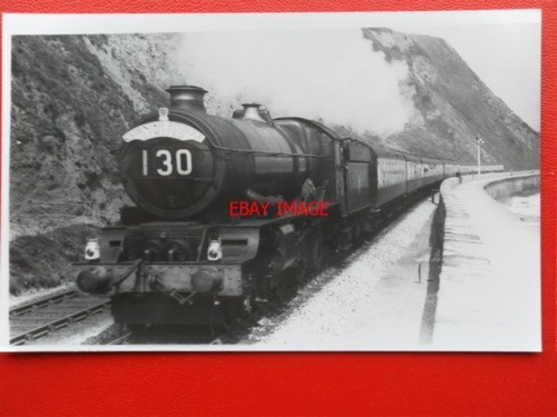 PHOTO GWR KING CLASS LOCO NO 6015 KING RICHARD III AT TEIGNMOUTH 4/57 ...