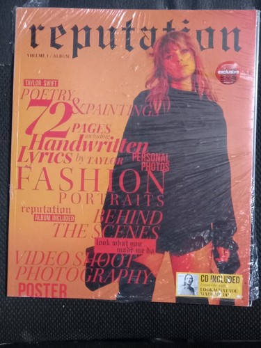 Taylor Swift Reputation Volume 1 Magazine CD Poster Sealed Fading On ...