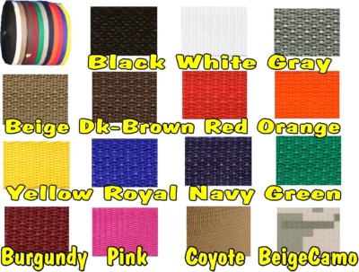 1" Poly/Nylon Many Colors to Choose From | eBay