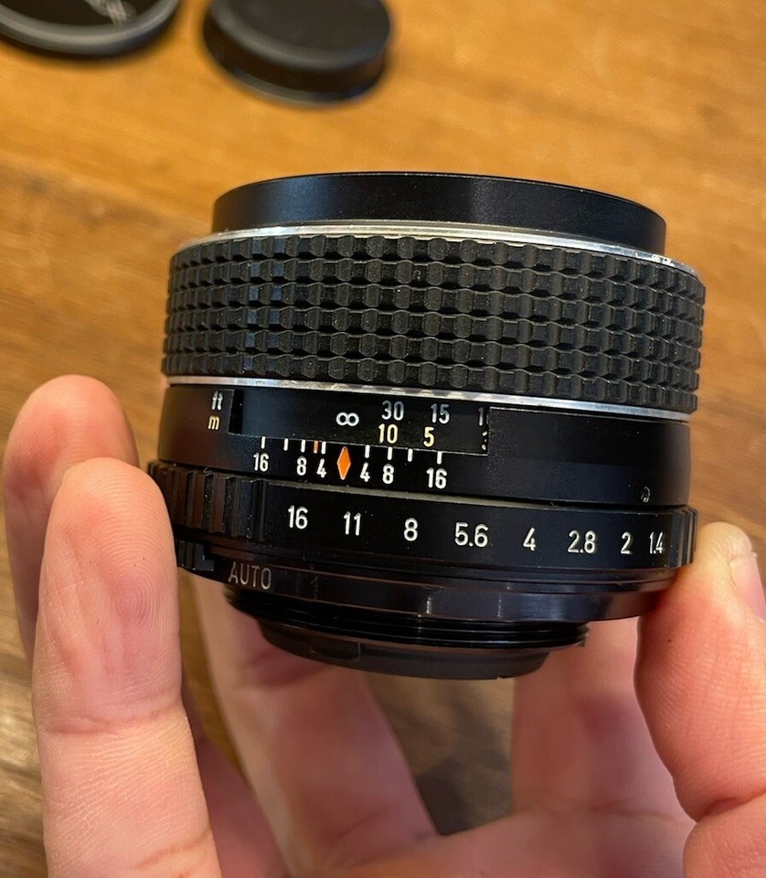 *No Yellowing : Mint* Pentax SMC Takumar 50mm F/1.4 Standard Lens M42 ...