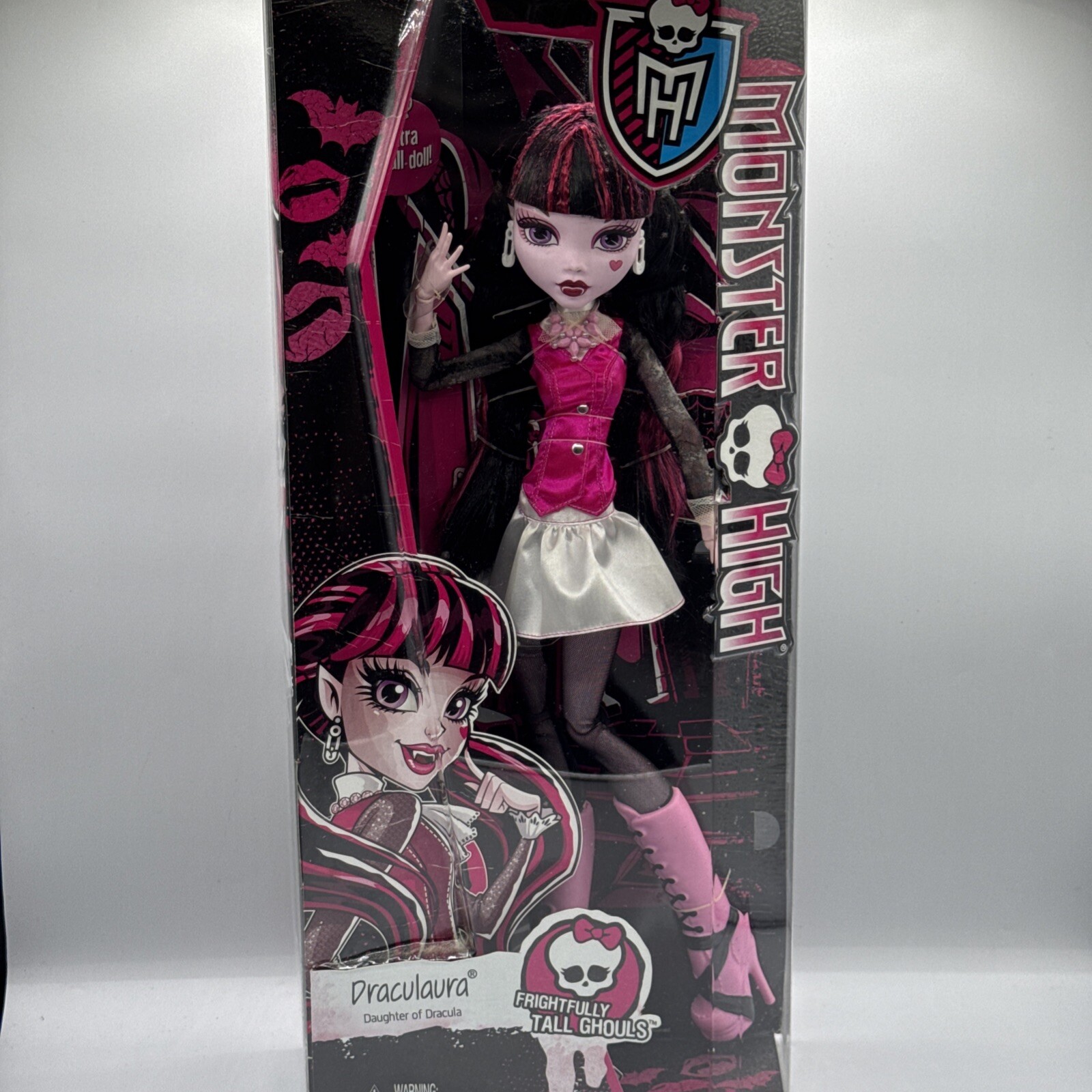 Monster High Frightfully Tall Ghouls - Draculaura - Extra Tall 17" Doll ...