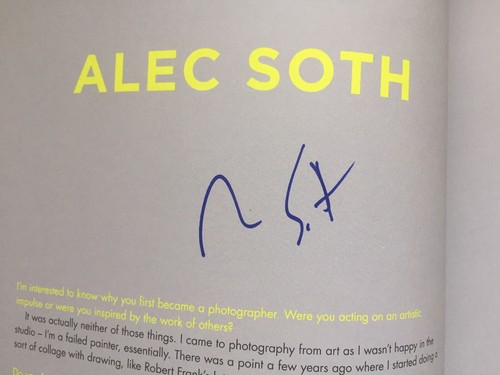 Alec Soth Signiert Fotograf Victor Hasselblad Unterschrift Signatur ...