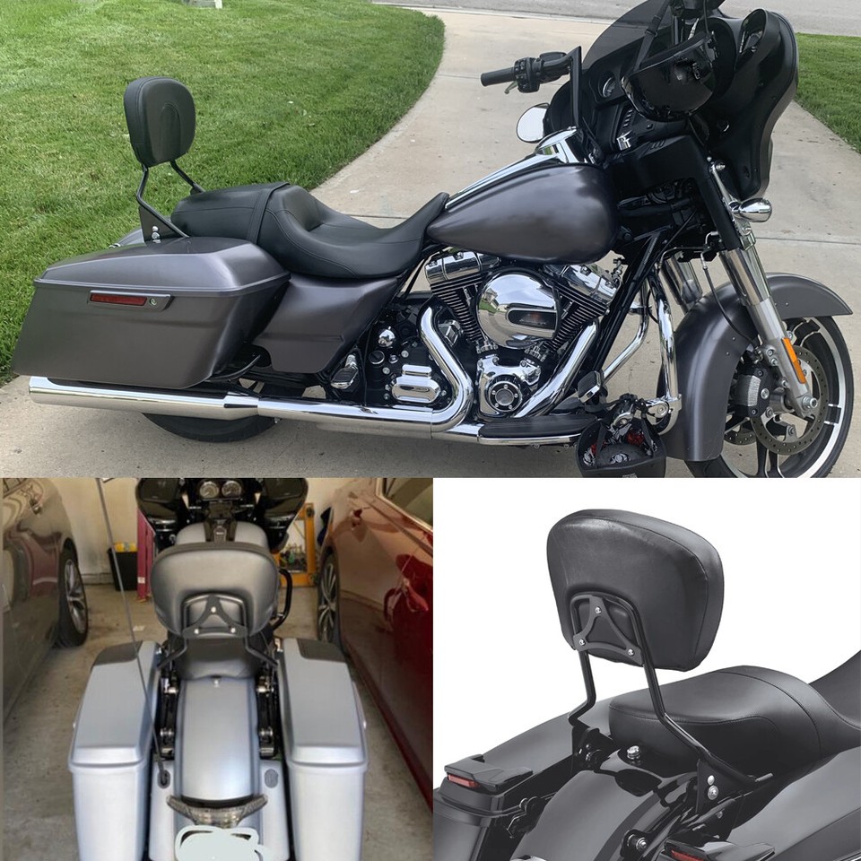 For 14-23 Harley Touring Quick Release Backrest Sissy Bar / Docking ...
