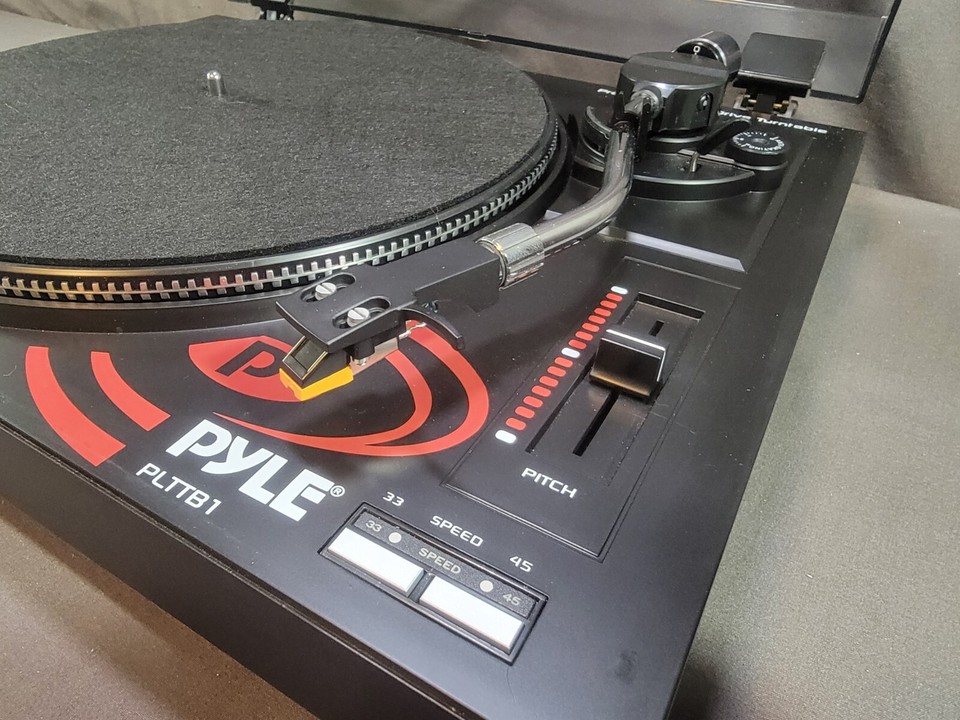 Pyle PLTTB1 Professional Belt-Drive Turntable + PP999 Pre-Amp Great ...